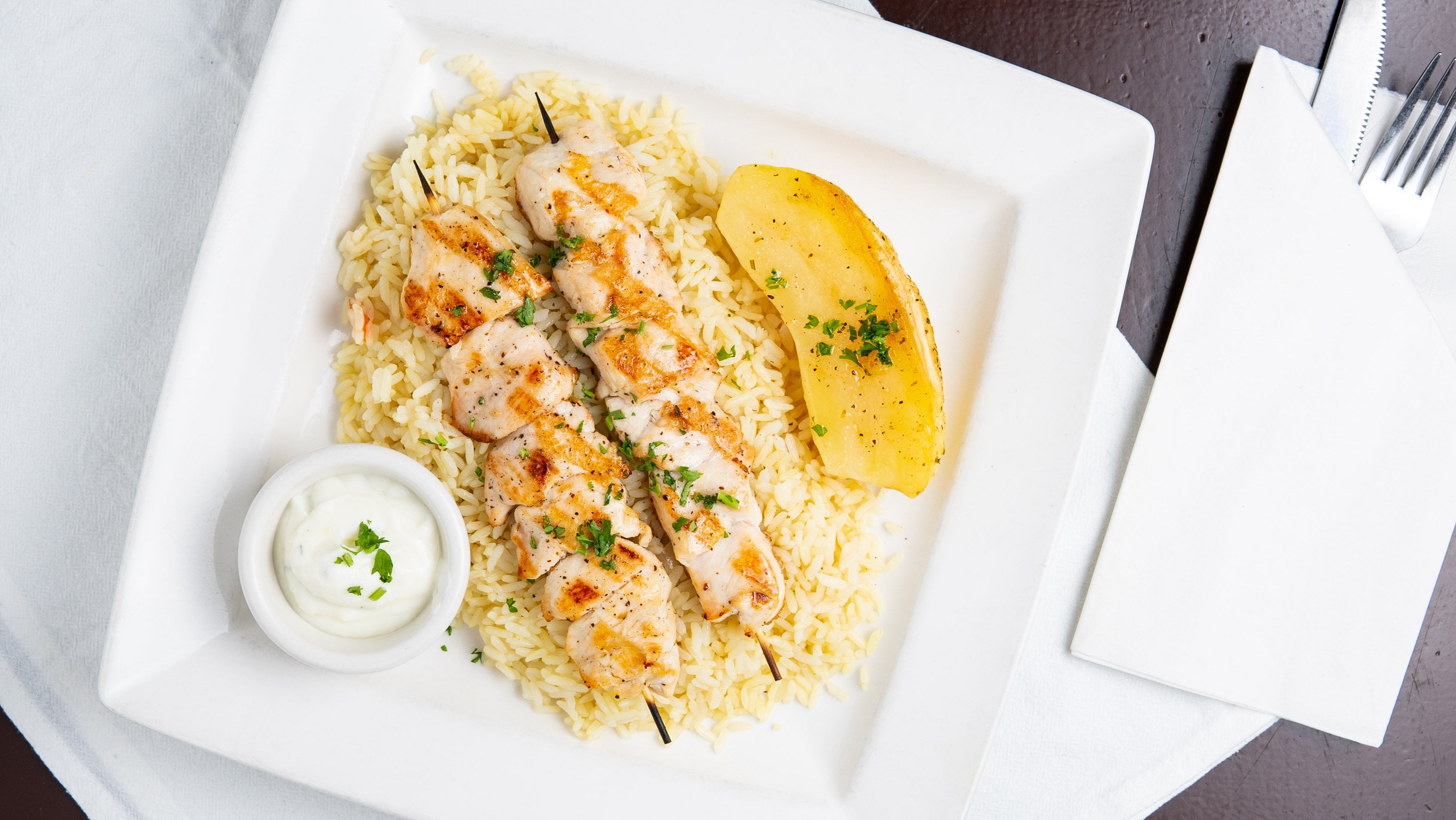 Chicken Souvlaki – Sfinaki Greek Taverna